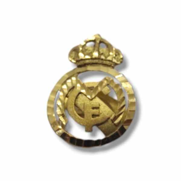 REAL MADRID SHIELD GOLD LAPEL